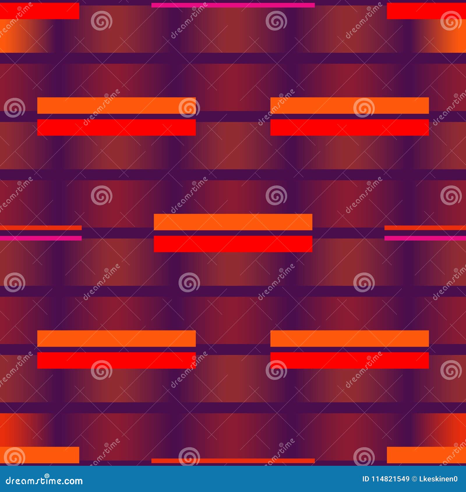 Horizontal 3d Lines Seamless Pattern Stock Vector - Illustration of ...