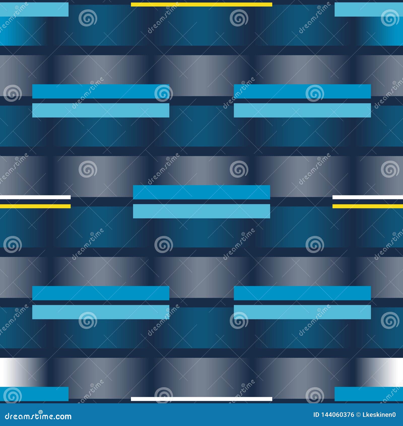 Horizontal 3d Lines Seamless Pattern Stock Vector - Illustration of ...