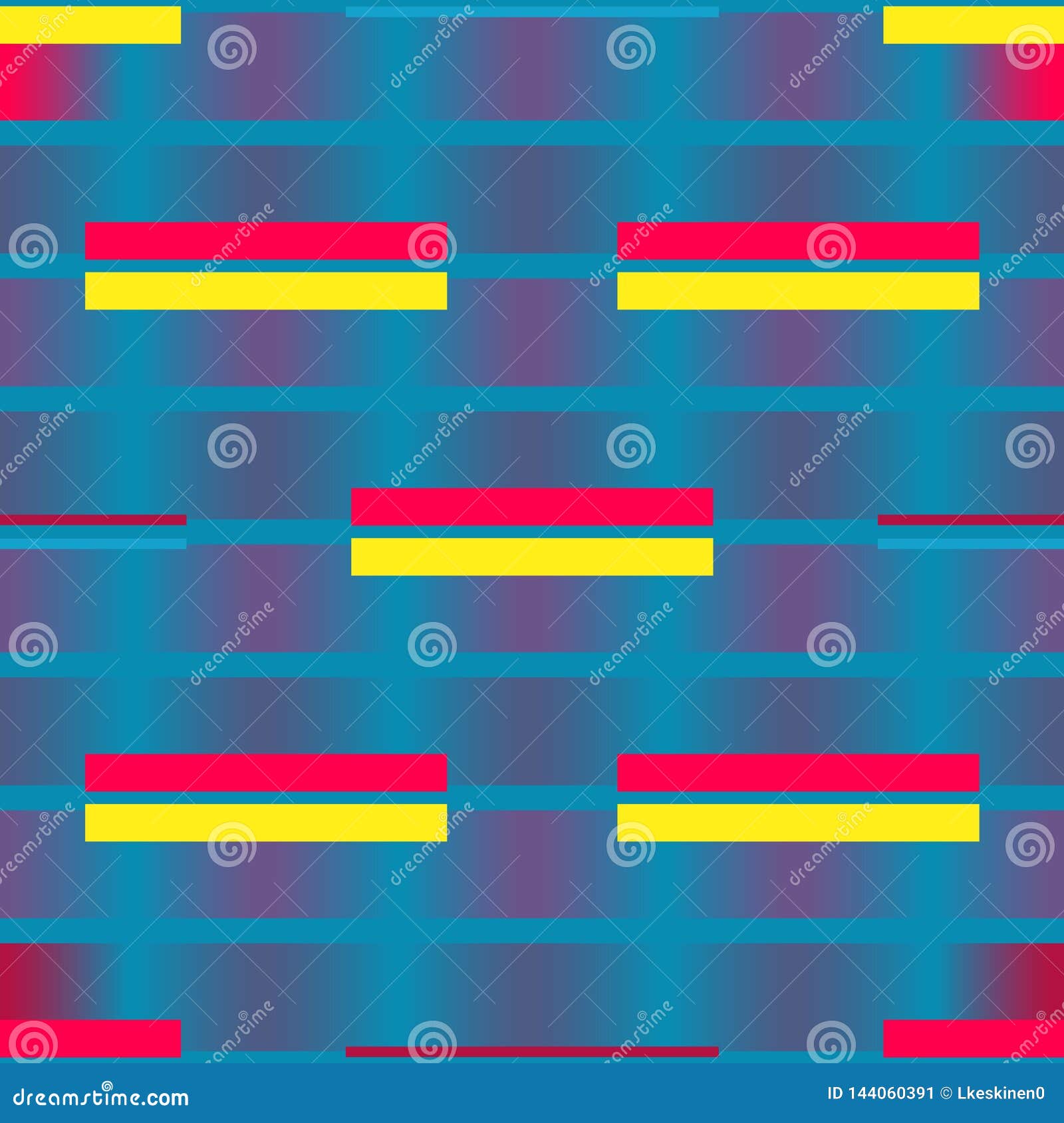 Horizontal 3d Lines Seamless Pattern Stock Vector - Illustration of ...