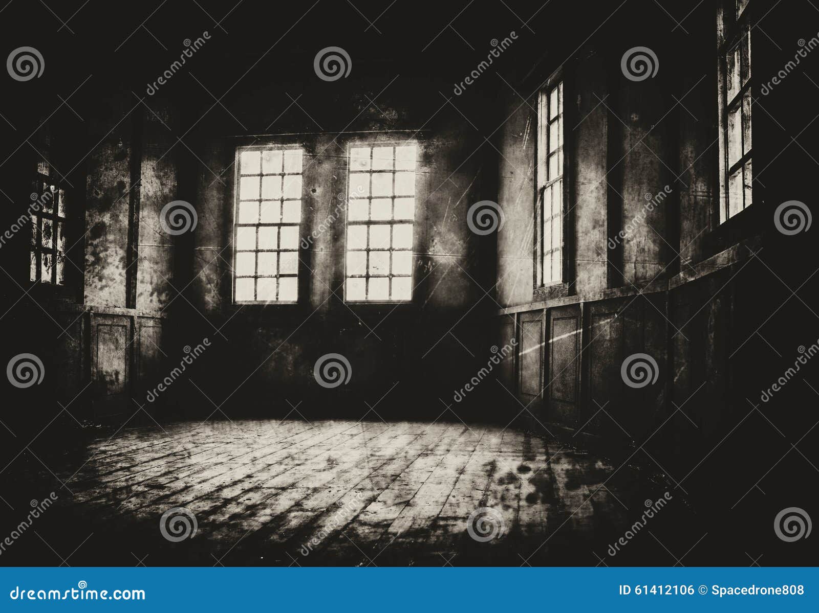 Horizontal Dark Staircase Basement Background Horror Mood Scene Stock ...