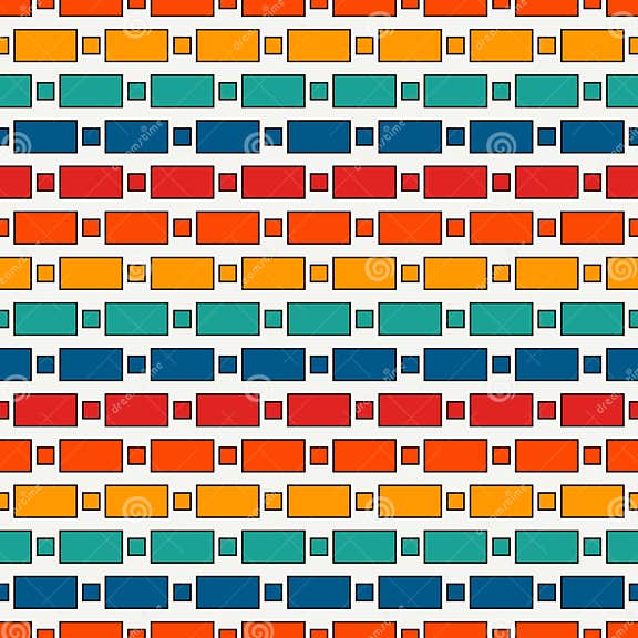 Horizontal Dashed Lines Abstract Background. Seamless Pattern with ...