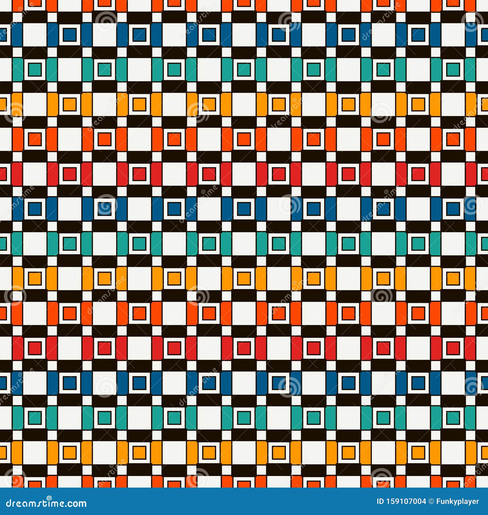 Horizontal Dashed Lines Abstract Background. Seamless Pattern with ...