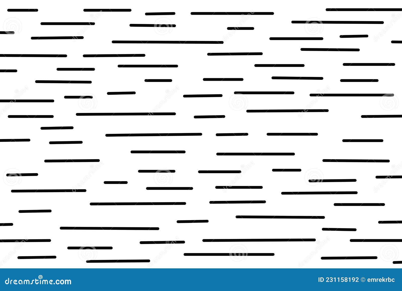Horizontal Dashed Lines, Black and White Pattern for Painting ...