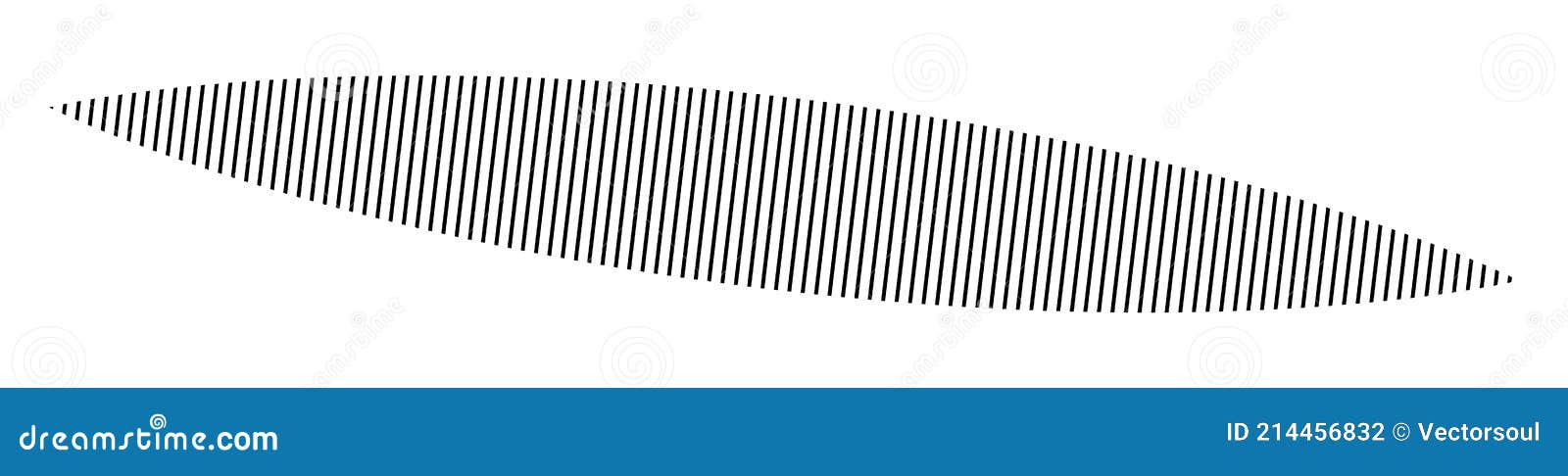 Horizontal Dashed, Segmented Lines Design Shape Element Stock Vector ...