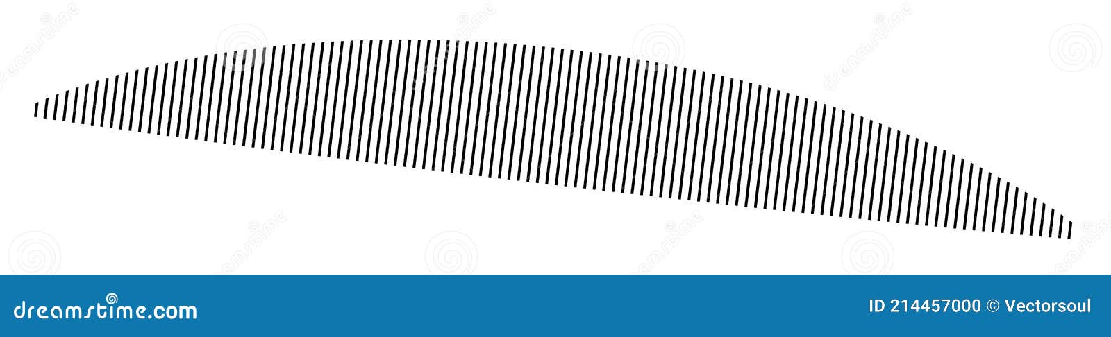 Horizontal Dashed, Segmented Lines Design Shape Element Stock Vector ...