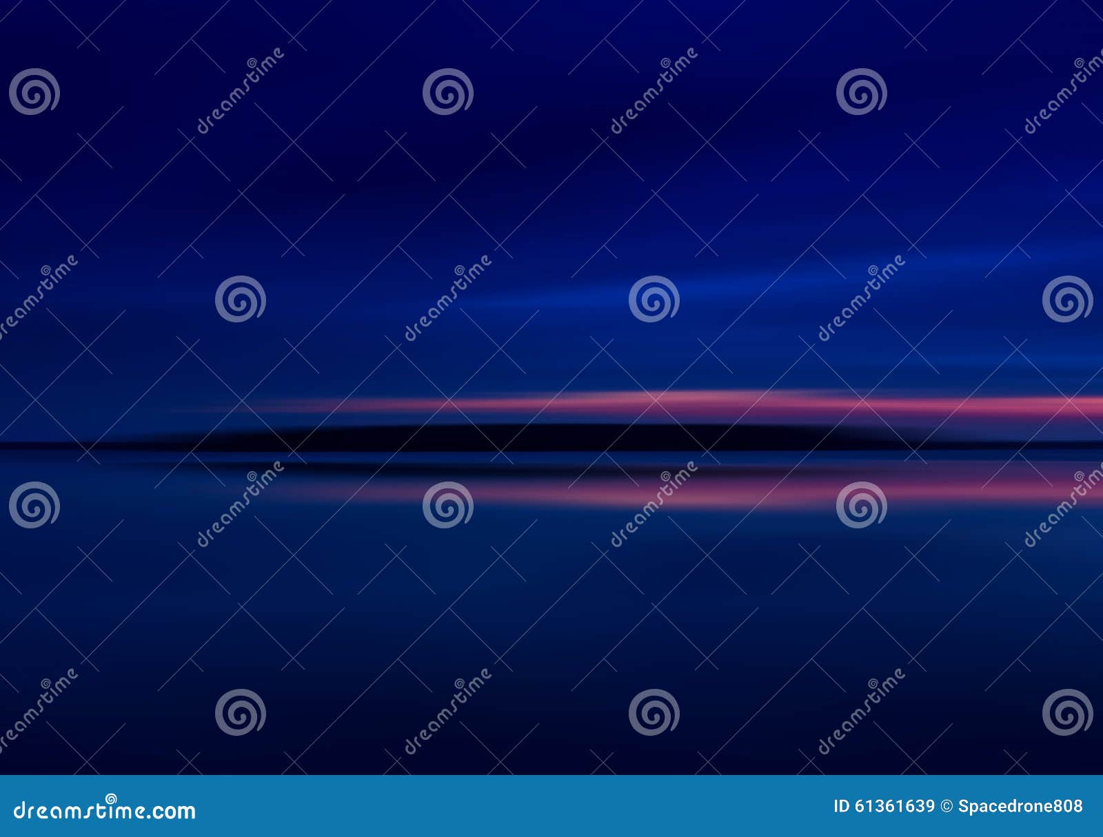 Horizontal Deep Vivid Sunset on Mountain Smooth Lake Stock Image ...