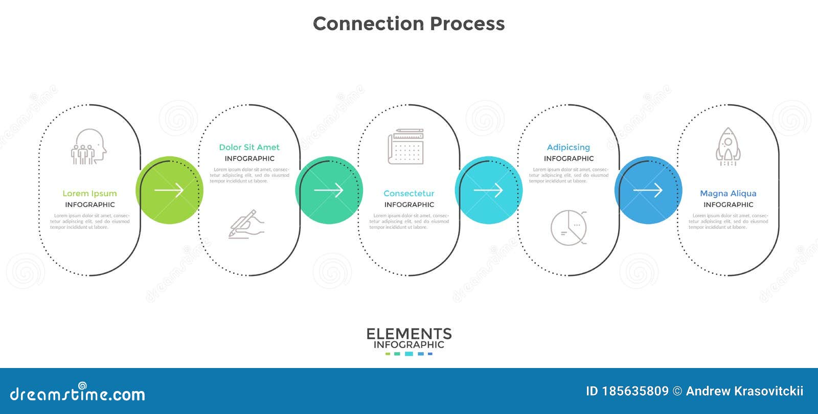 Modern Infographic Template Stock Vector - Illustration of place ...