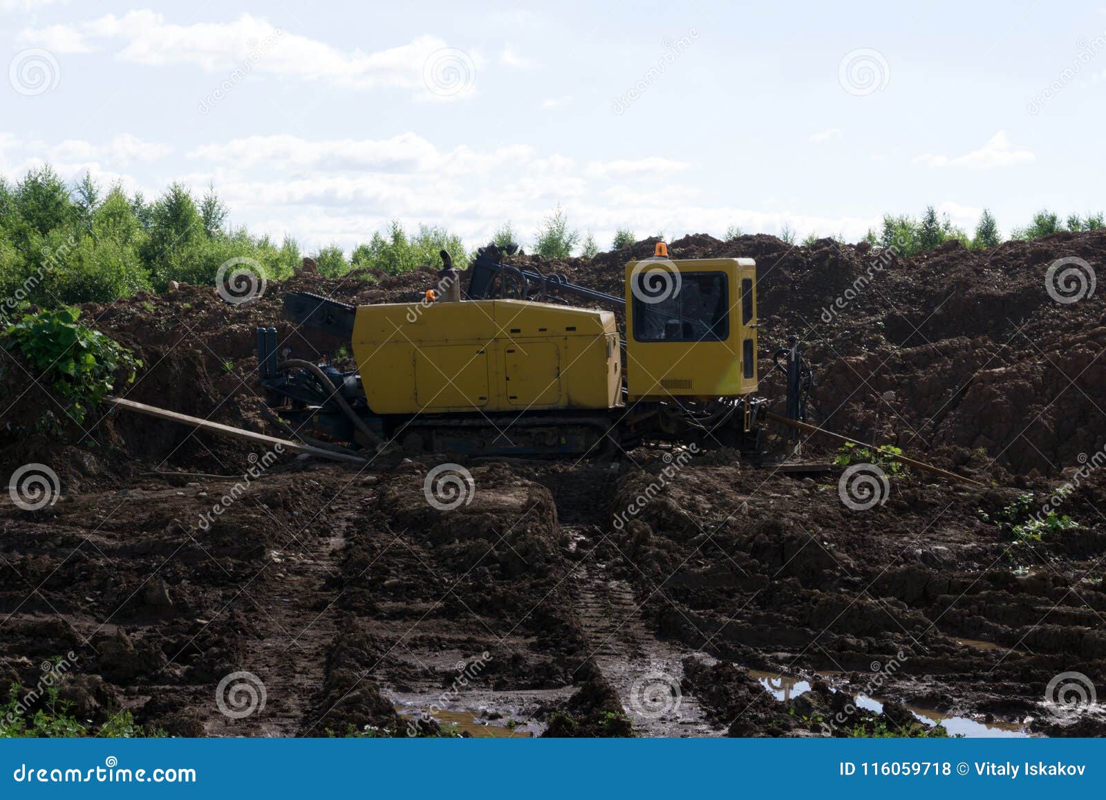 Horizontal Directional Drilling, Cable, Pipes Royalty-Free Stock Photo ...