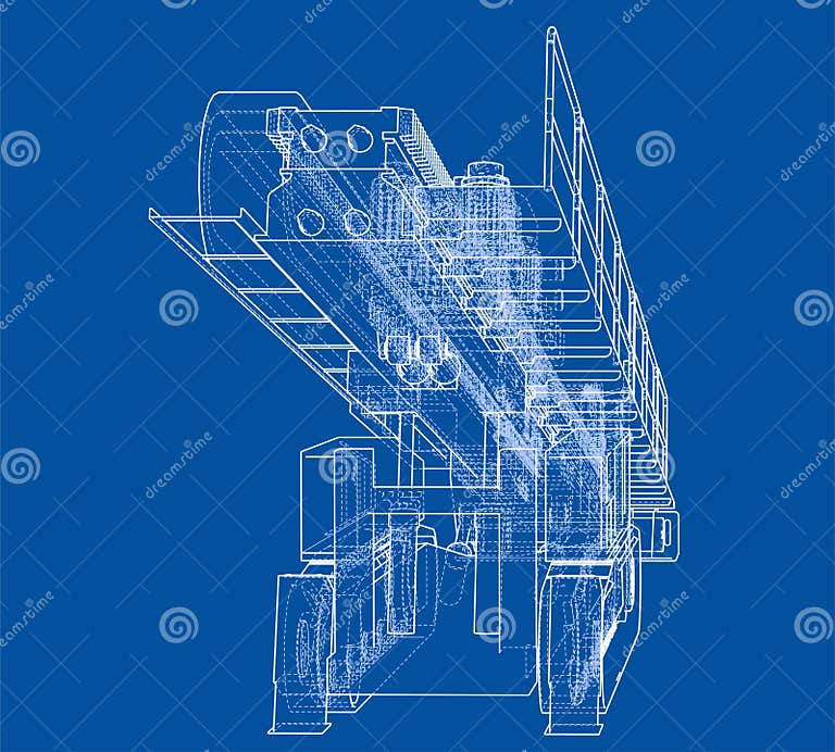 Horizontal Directional Drilling Machine Vector Stock Vector ...