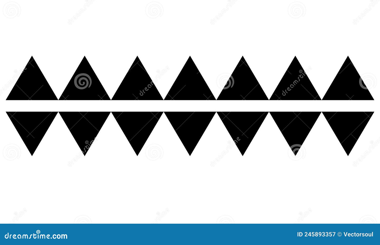 Horizontal Dividers, Separators Vector Illustration Stock Vector ...
