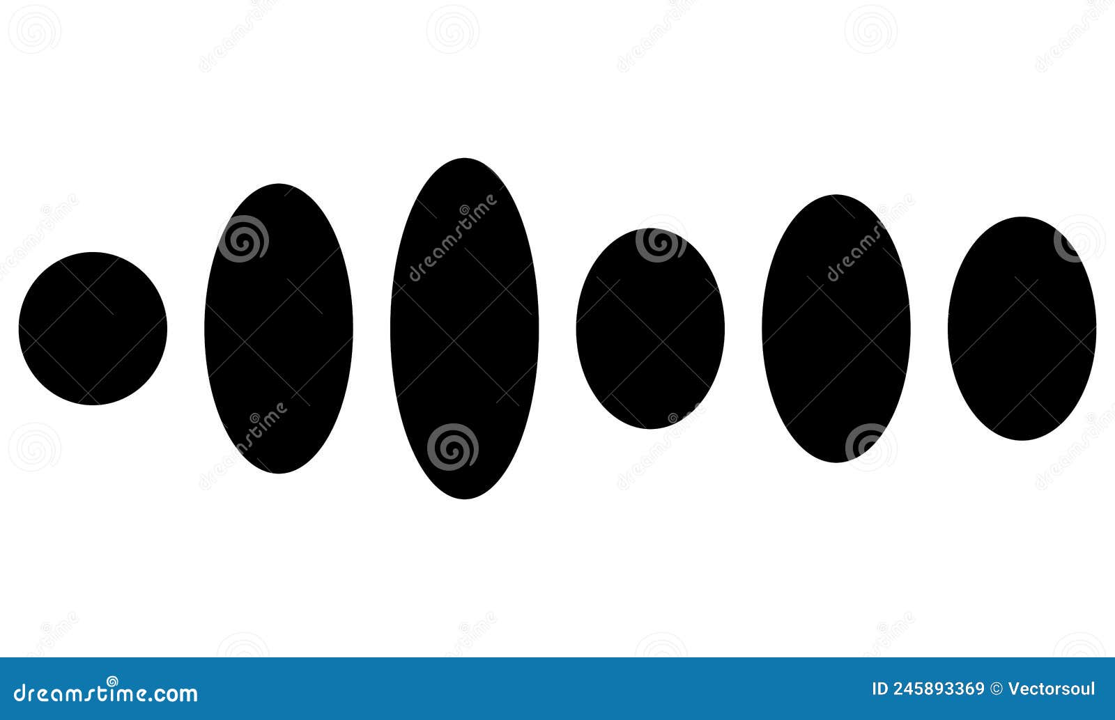 Horizontal Dividers, Separators Vector Illustration Stock Vector ...