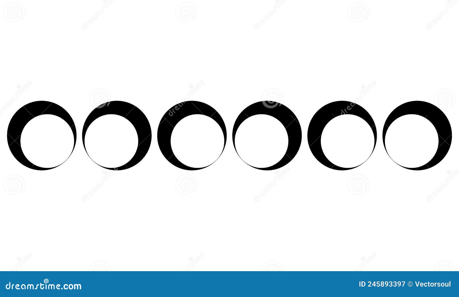 Horizontal Dividers, Separators Vector Illustration Stock Vector ...