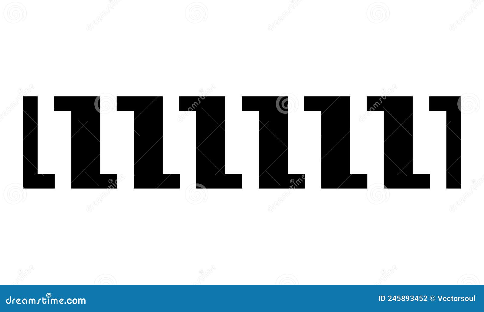 Horizontal Dividers, Separators Vector Illustration Stock Vector ...