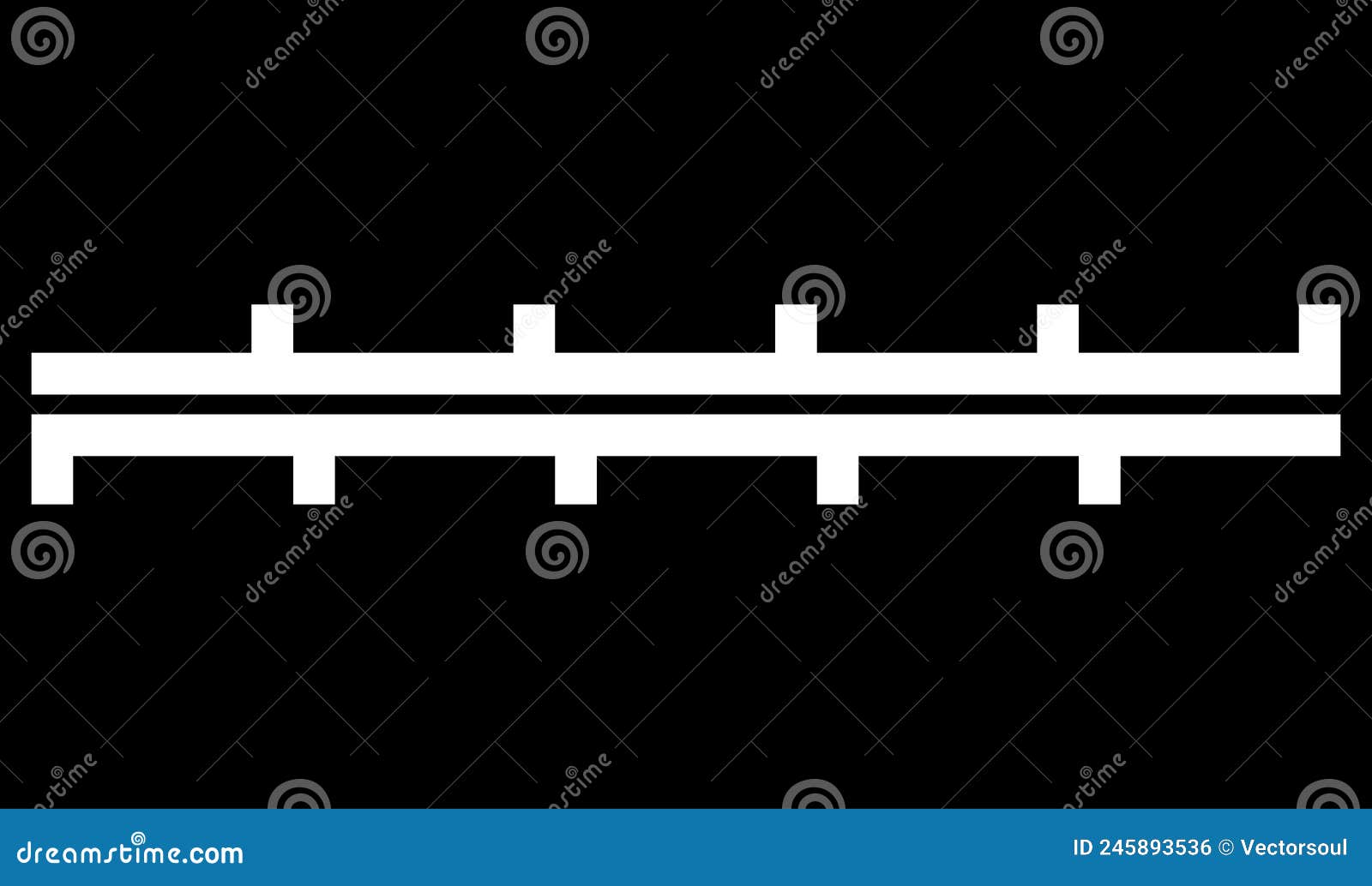 Horizontal Dividers, Separators Vector Illustration Stock Vector ...
