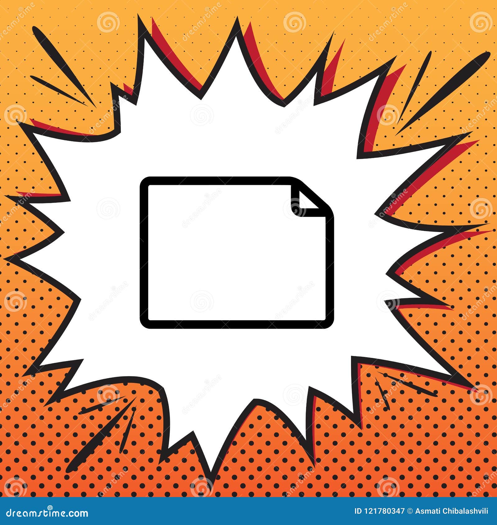 Horizontal Comics Backdrop. Bright Template With Cells, Halftone ...