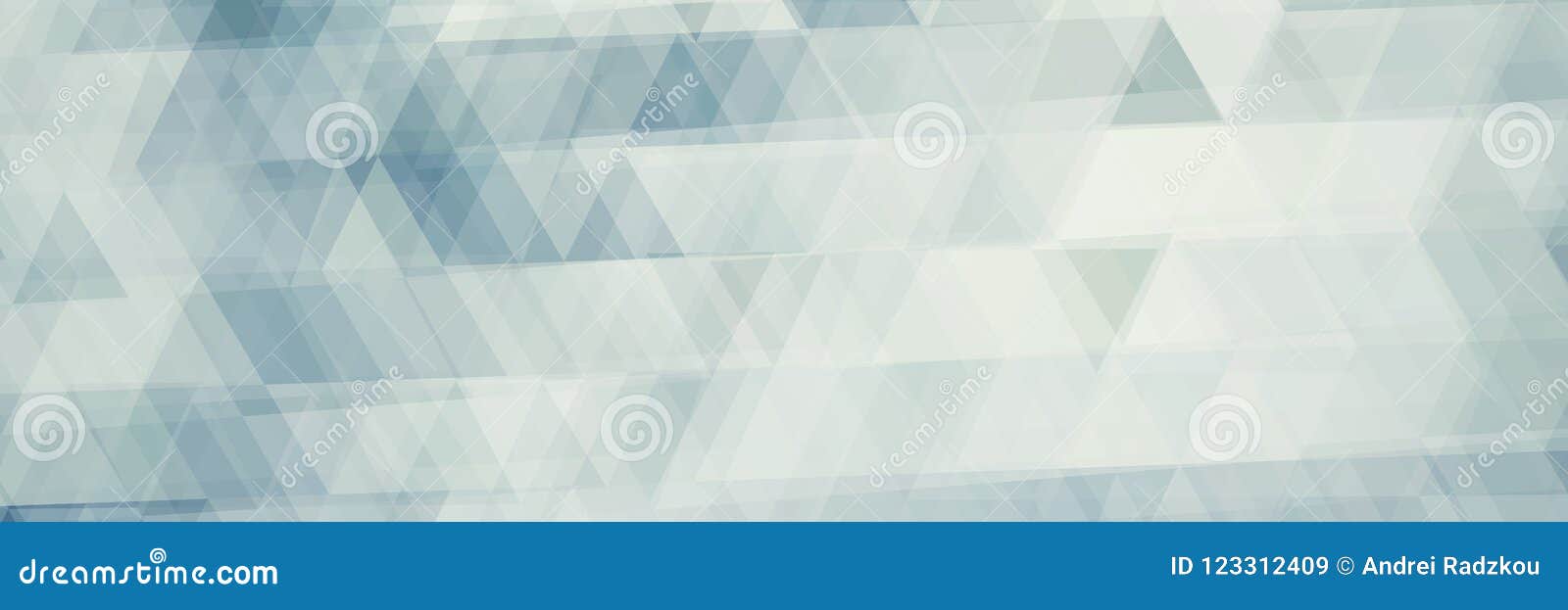 Horizontal Faded Banner Pattern with Triangles Stock Vector ...