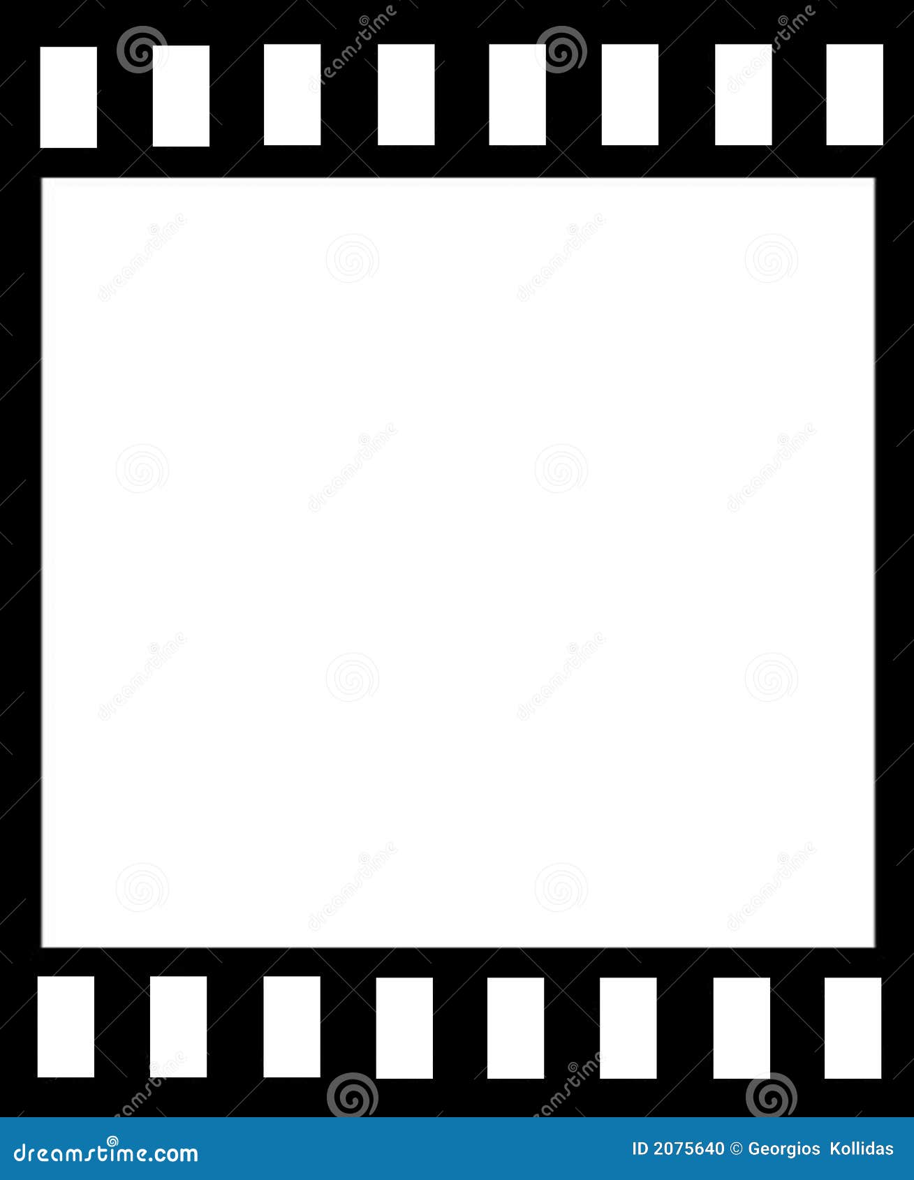 Horizontal Film stock illustration. Illustration of frame - 2075640