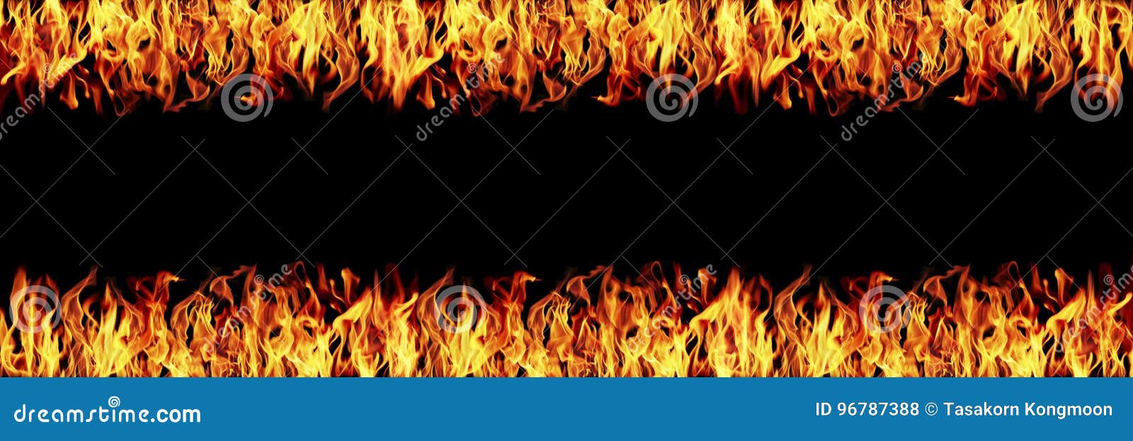 Horizontal Fire Design For Pattern And Background Stock Photo ...