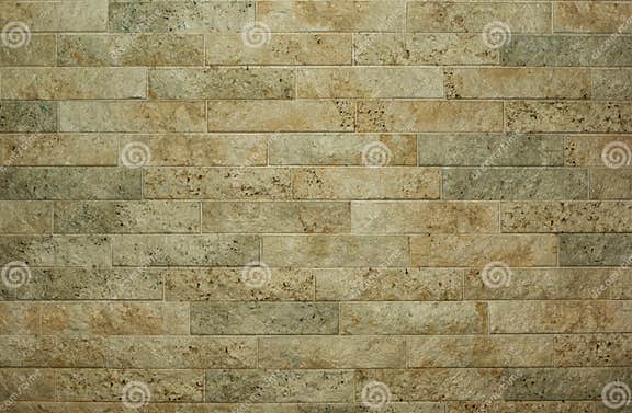 Horizontal Flat Stacked Stone Wall Stock Image - Image of brick ...