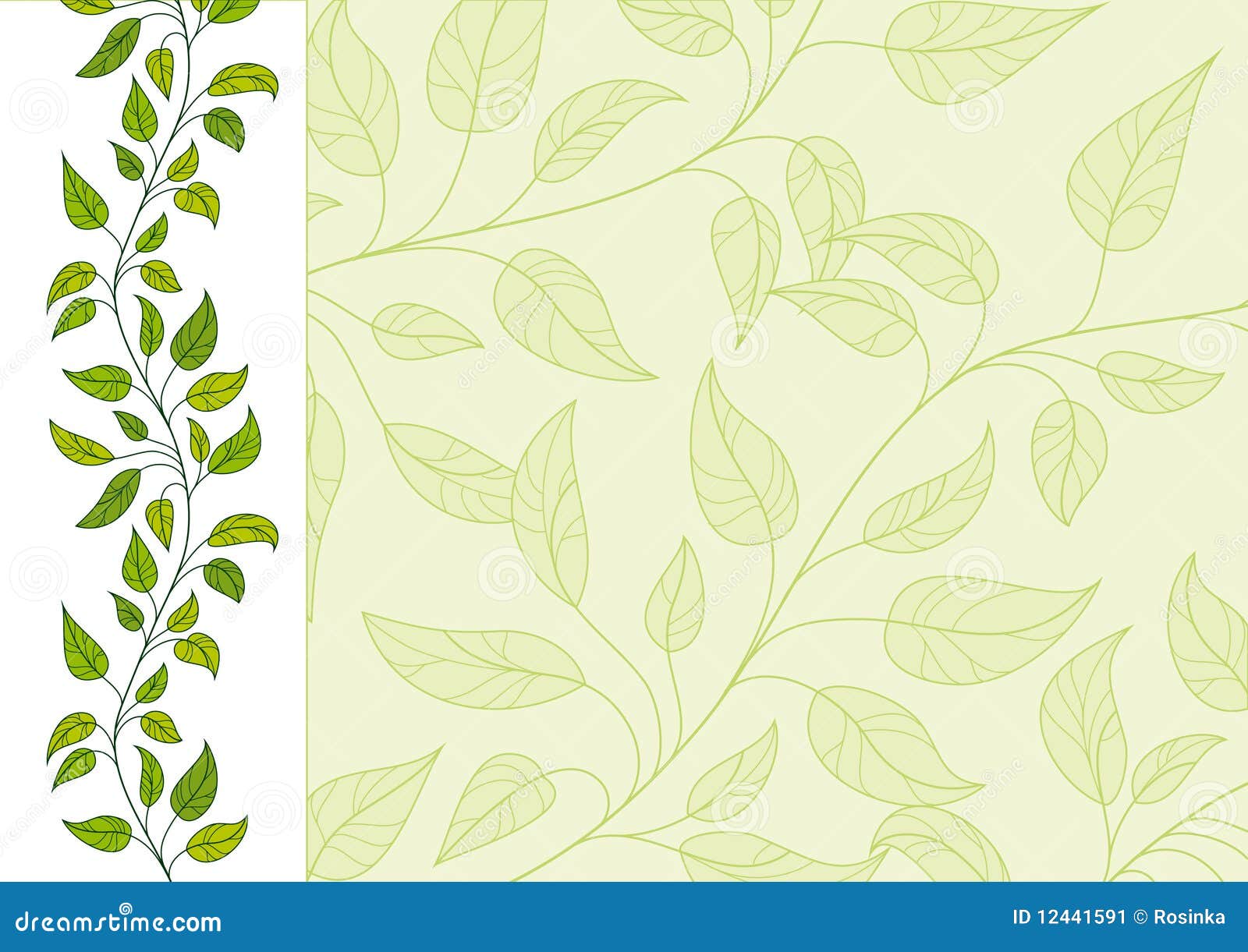Horizontal Floral Background Stock Vector - Illustration of artistic ...