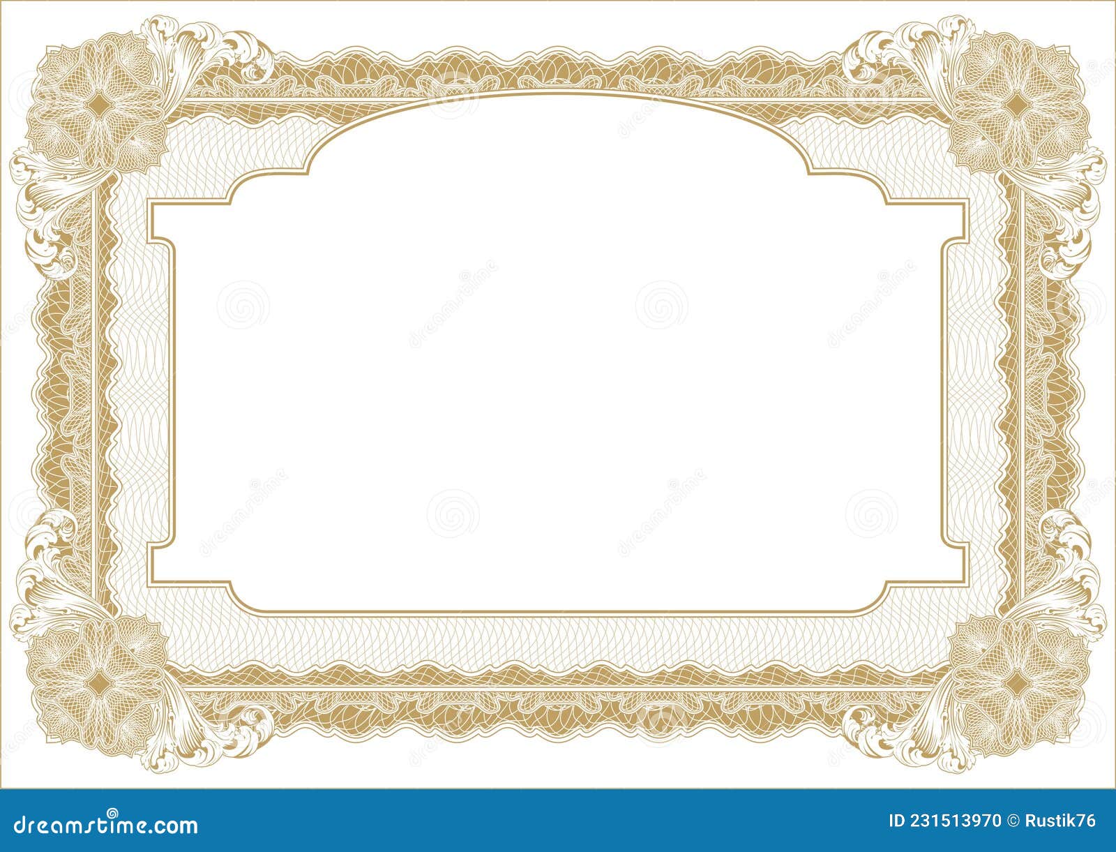 Horizontal Form For Creating Certificates And Diplomas In Lilac Tones ...