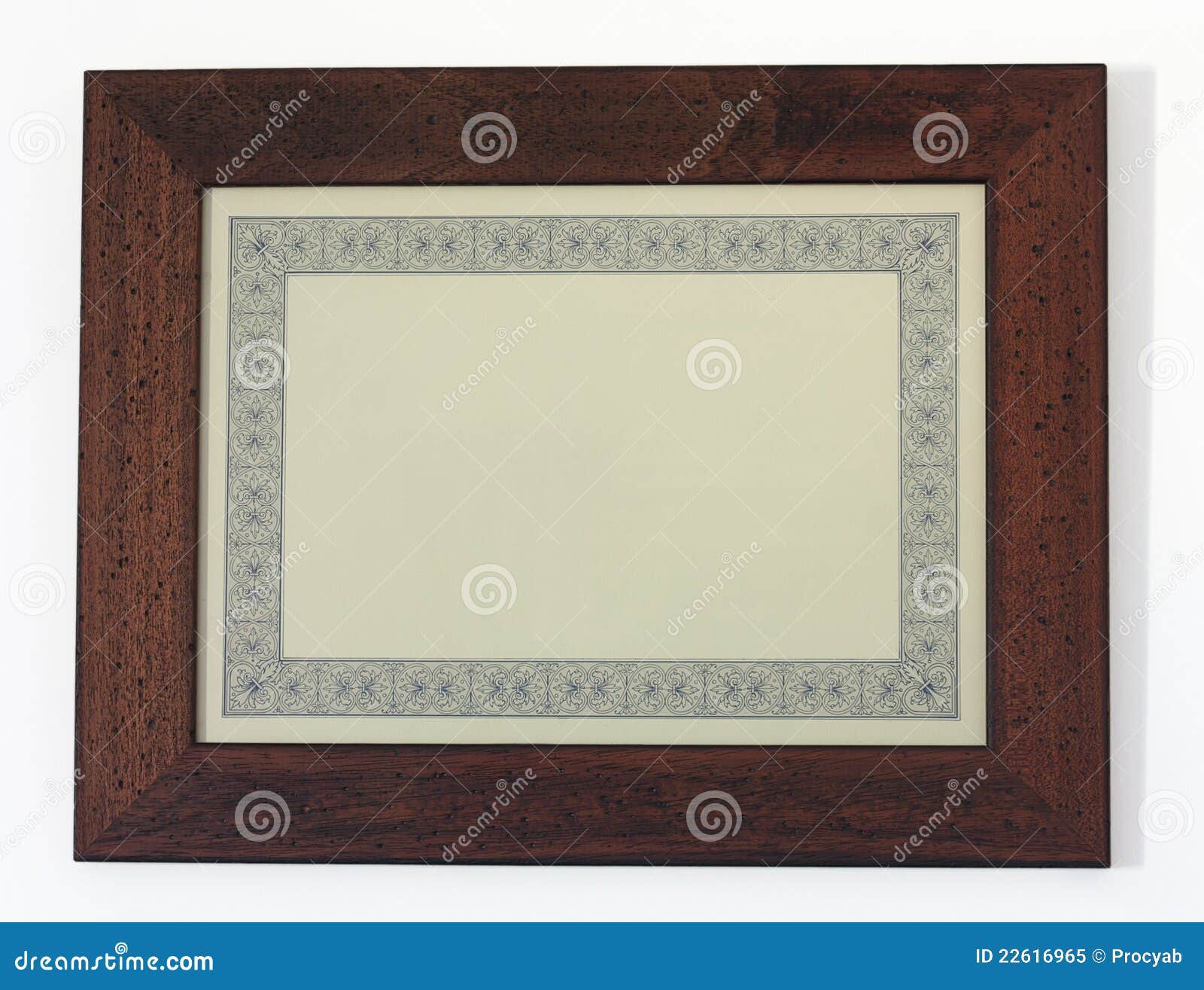 Horizontal frame stock image. Image of wooden, blank - 22616965