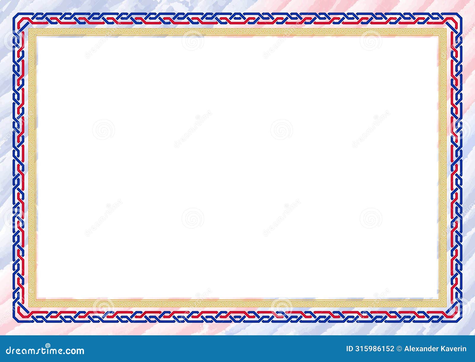 Horizontal Frame and Border with Cambodia Flag Stock Illustration ...