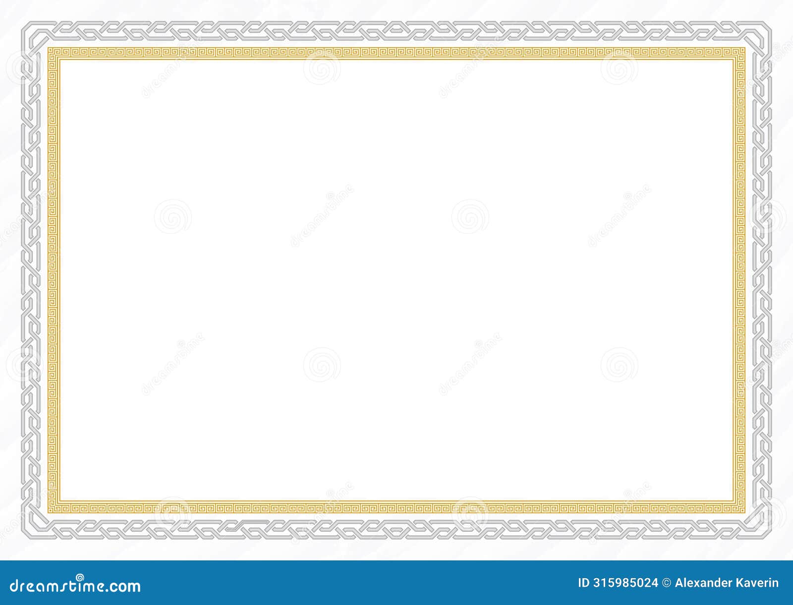 Horizontal Frame and Border with Cyprus Flag Stock Illustration ...