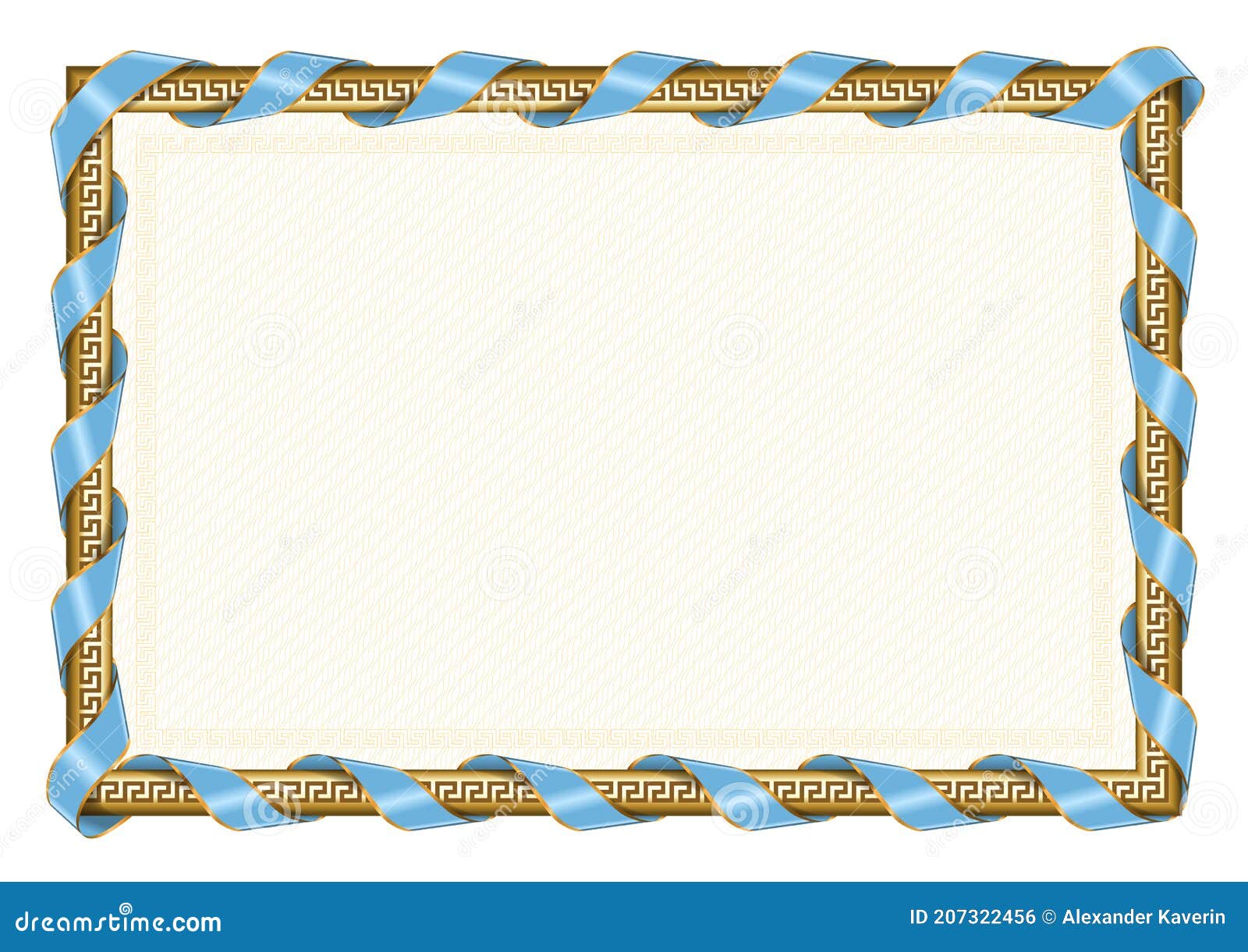 Horizontal Frame and Border with Fiji Flag Stock Vector - Illustration ...