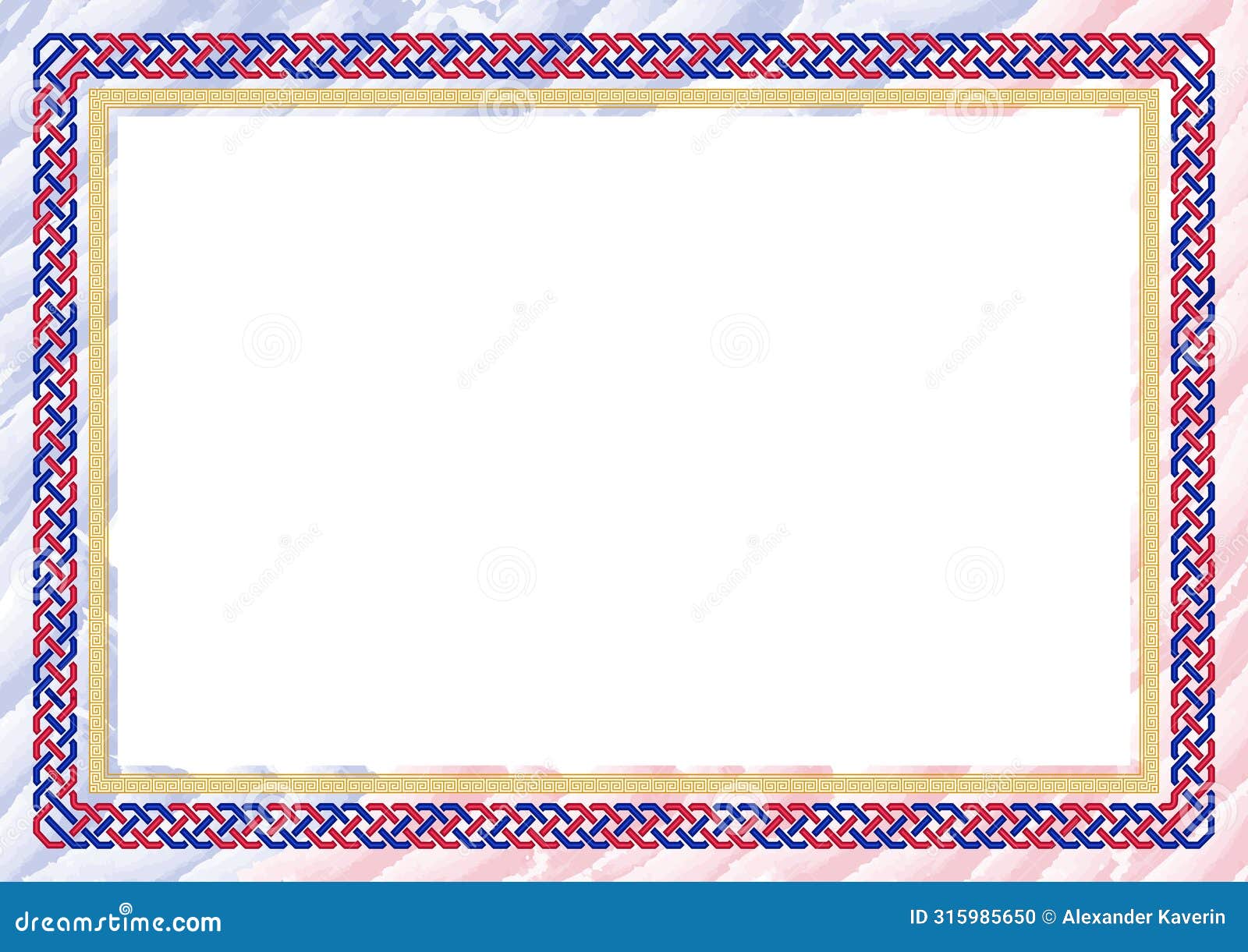 Horizontal Frame and Border with Haiti Flag Stock Illustration ...