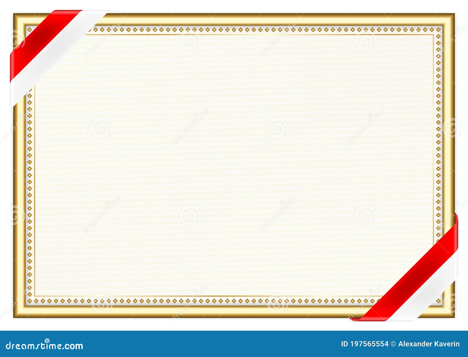 Horizontal Frame and Border with Indonesia Flag Stock Vector ...