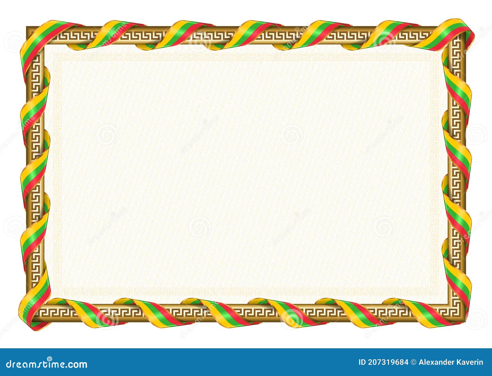 Horizontal Frame and Border with Myanmar Flag Stock Vector ...