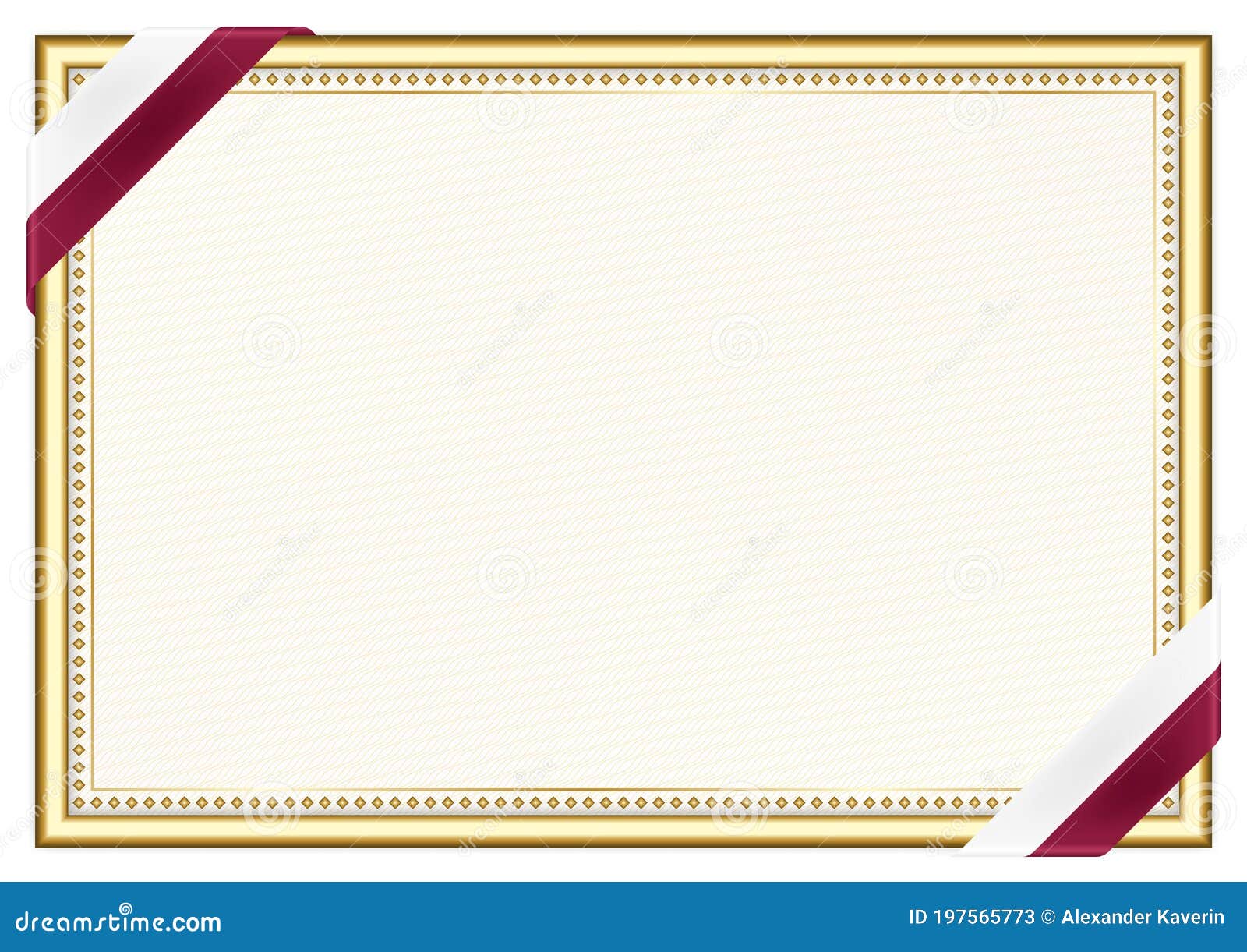 Horizontal Frame and Border with Qatar Flag Stock Vector - Illustration ...