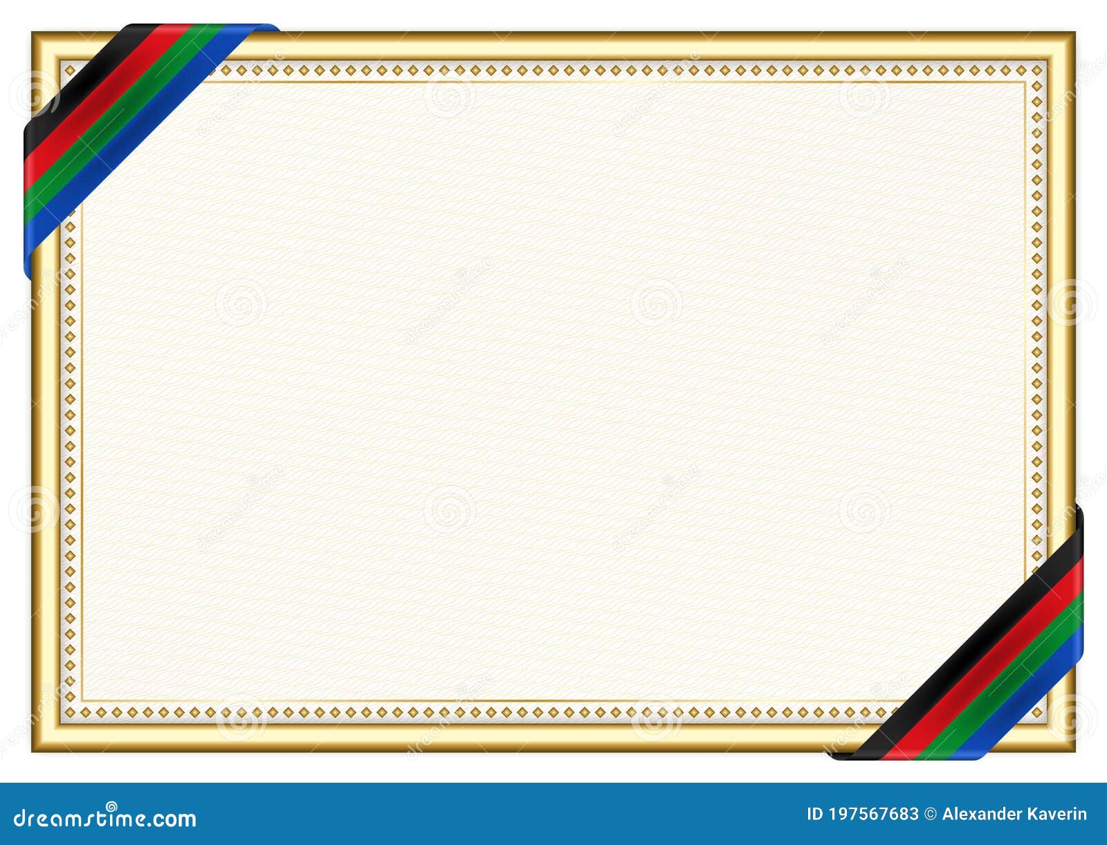 Horizontal Frame and Border with South Sudan Flag Stock Vector ...