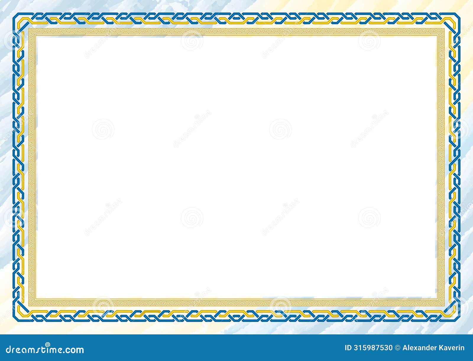 Horizontal Frame and Border with Sweden Flag Stock Illustration ...