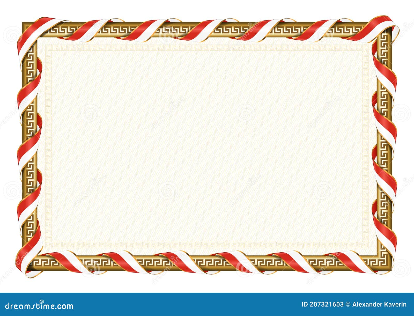 Horizontal Frame and Border with Switzerland Flag Stock Vector ...
