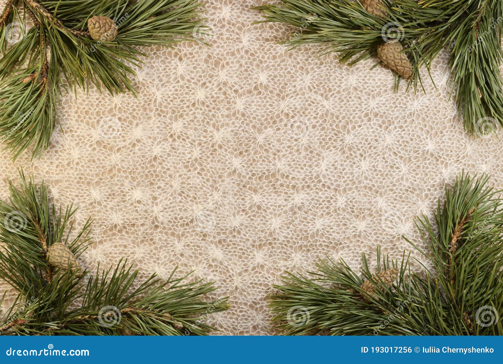 Horizontal Knitted Background With A Recurring Homogeneous Pattern ...