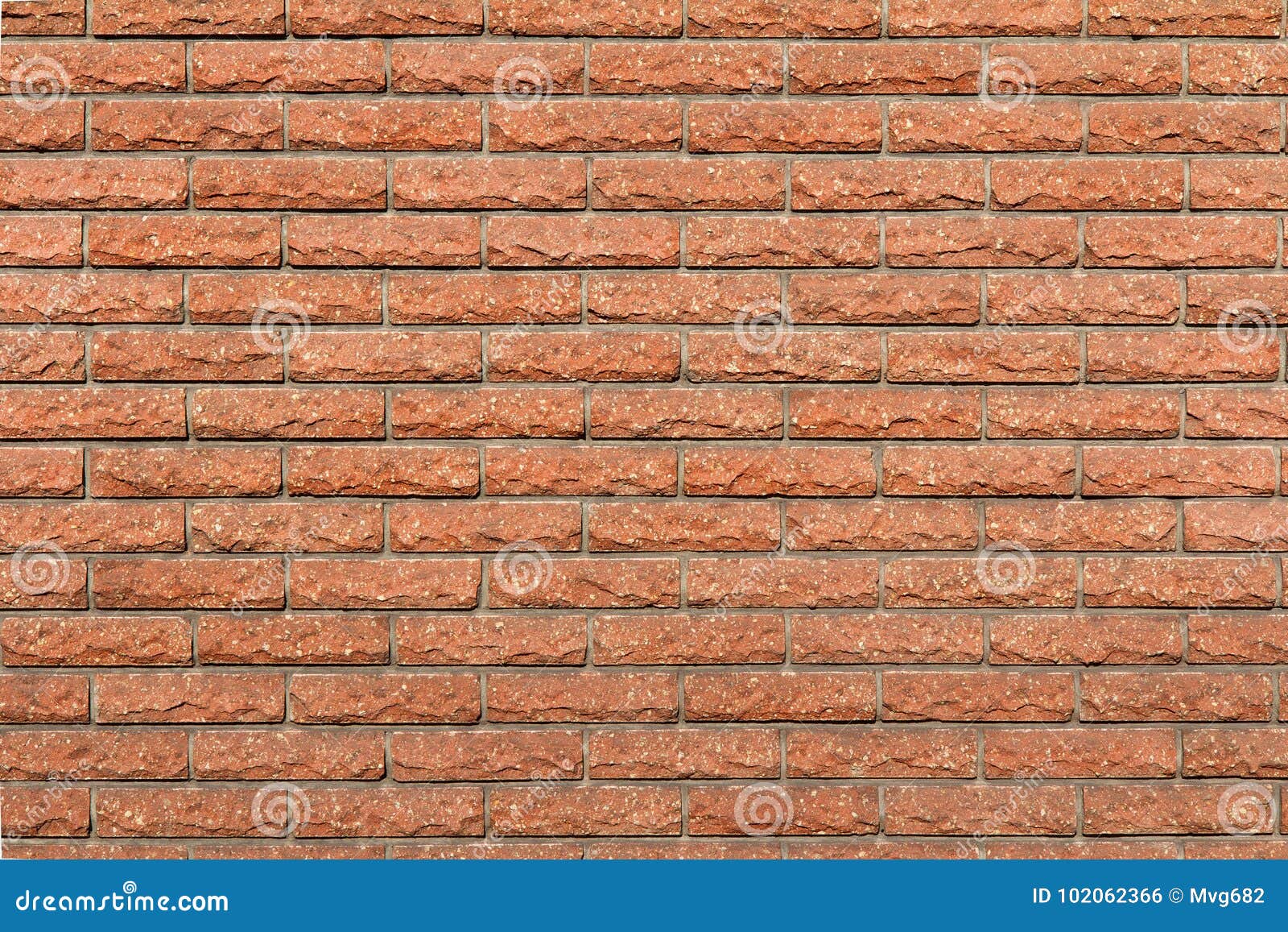 Horizontal Front View of Red Brick Wall Stock Photo - Image of wall ...