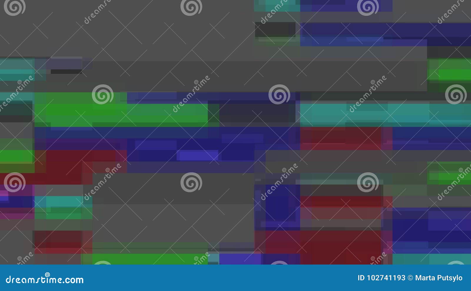 Glitch TV Screen. Desaturated Grey Background Stock Illustration ...