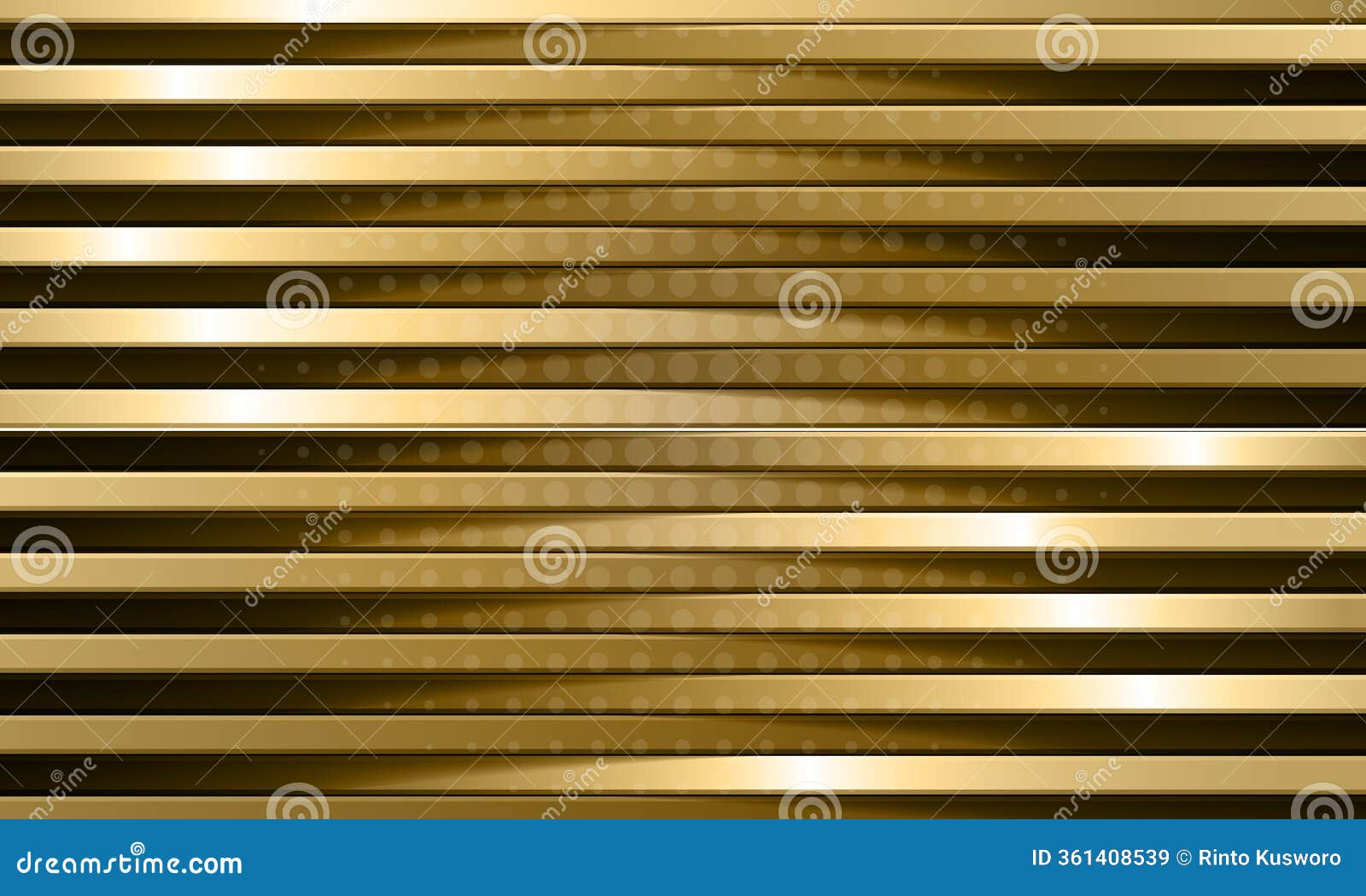 Horizontal Gold Stripes Abstract Background. Gradient Golden Stock ...