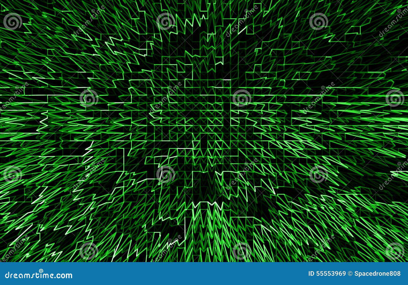 Horizontal Green Communication Business Abstraction Stock Illustration ...