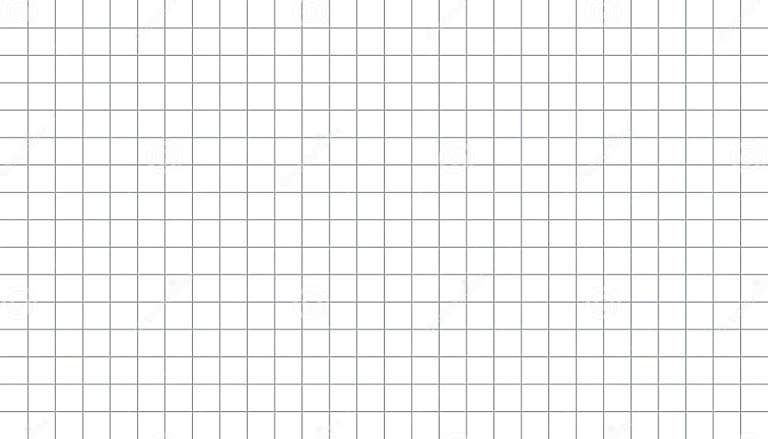 Horizontal Grid Square Graph Line Page, Mockup Empty Squared Grid Graph ...