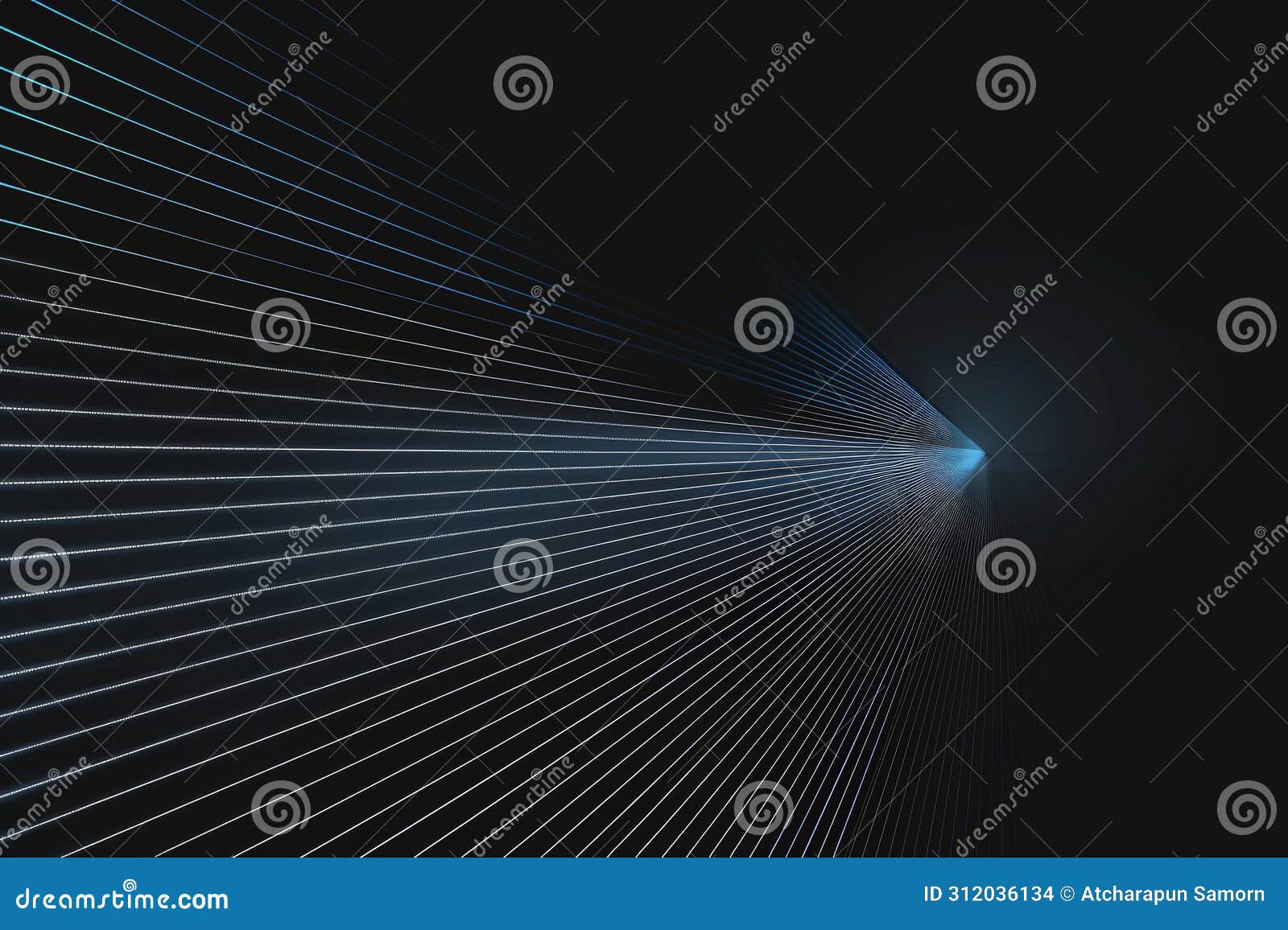 Horizontal Gridlines Light Blue on Black Background for Web Design ...