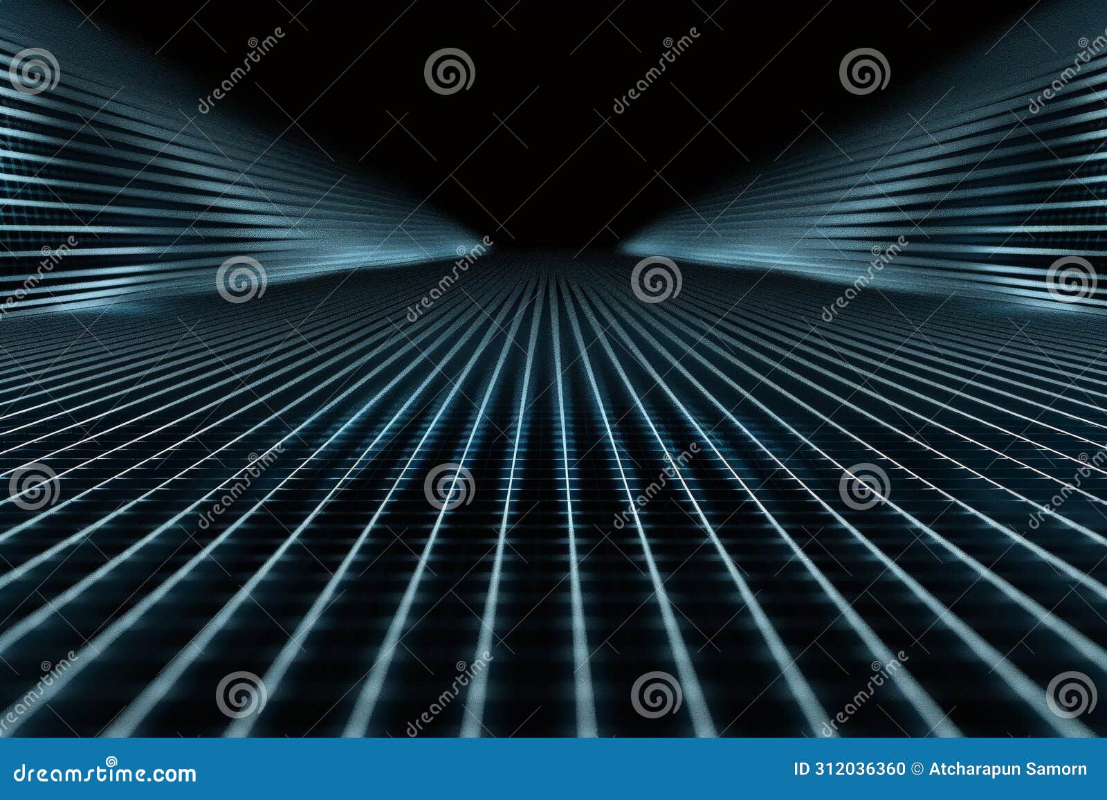 Horizontal Gridlines Light Blue on Black Background for Web Design ...