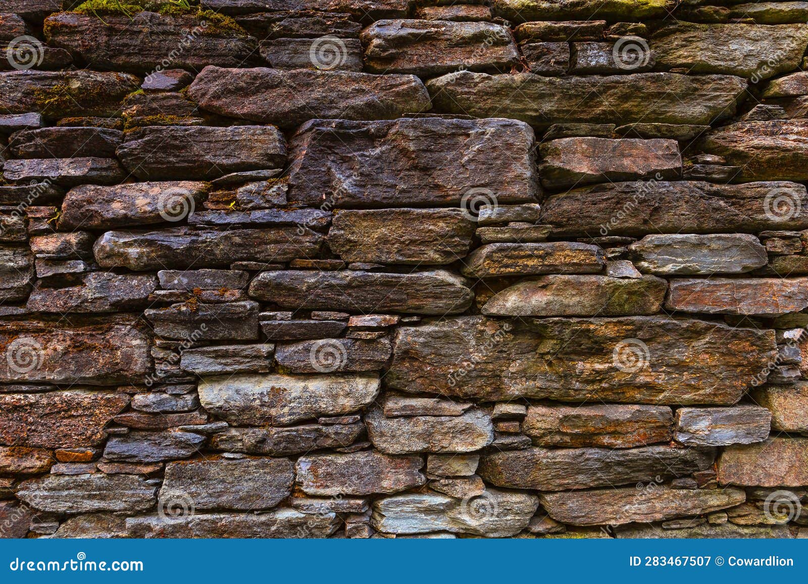 Horizontal Grudge Ages Stone Wall for Pattern and Background Use Stock ...