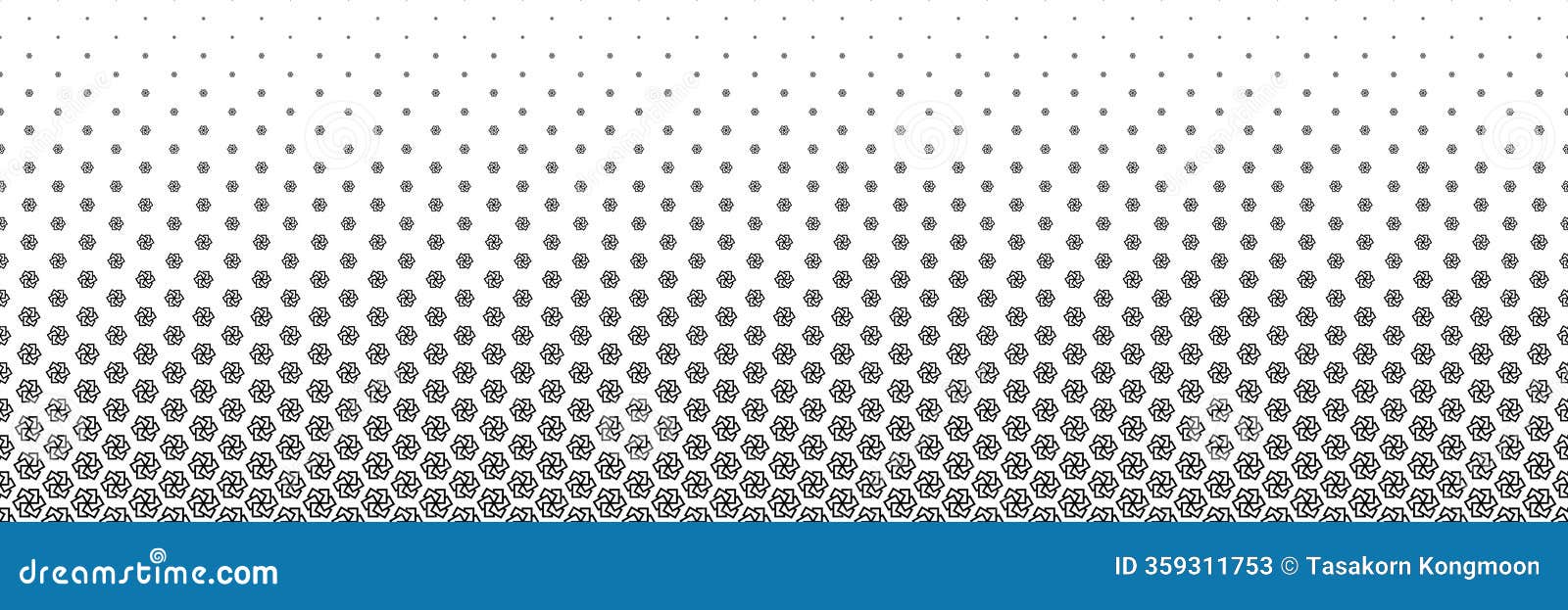 Horizontal Halftone Of Black Outline Cross Or Plus Design For Pattern ...