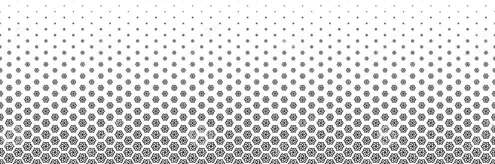 Horizontal Halftone of Trendy Black Six Squares Design for Pattern and ...