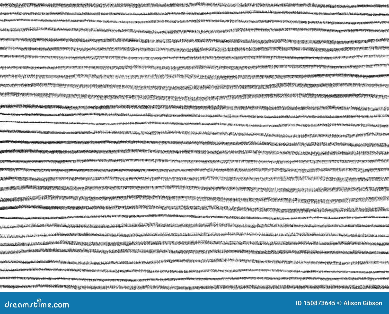 Horizontal Hand Drawn Pencil Stripes - Chunky Stock Illustration ...