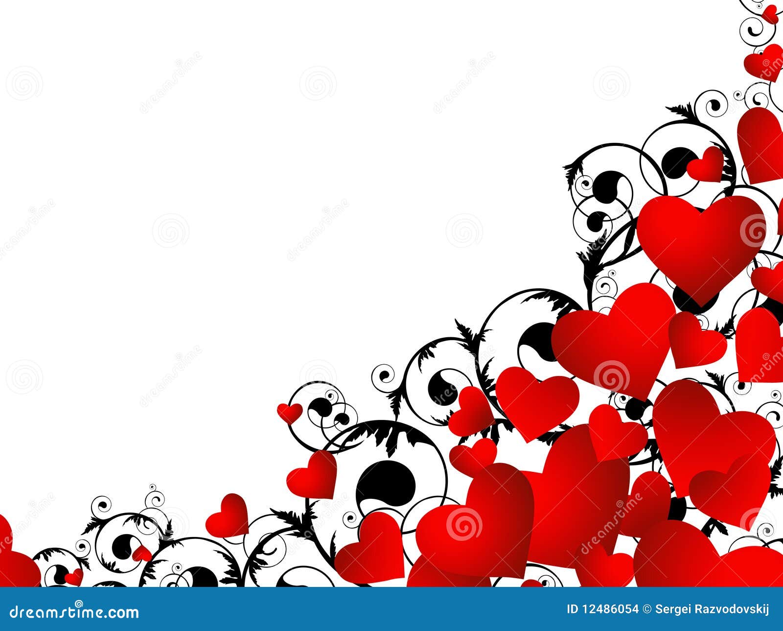 Horizontal Heart Frame Stock Images - Image: 12486054