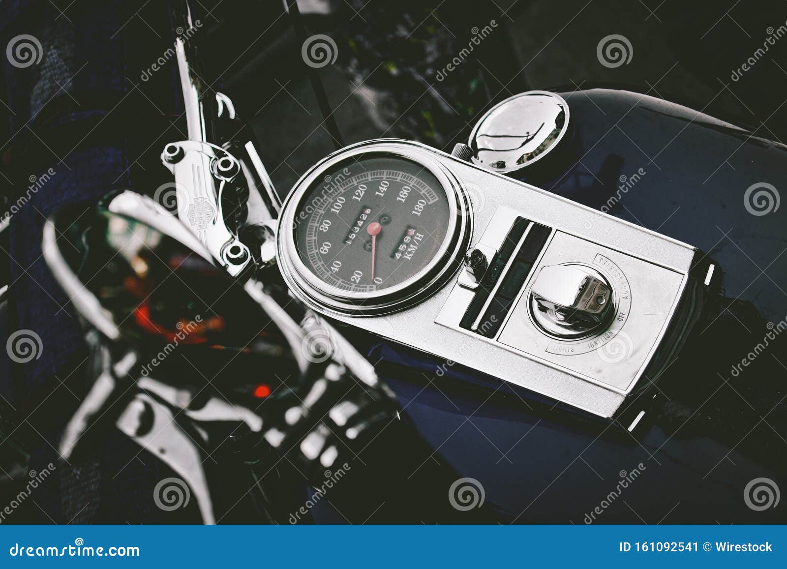 Horizontal High Angle Shot of a Motorcycle Speedometer during Daytime ...
